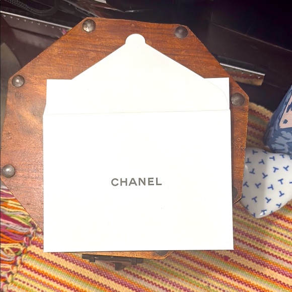 CHANEL | Accents | Chanel Blank Card Envelope Cc Sticker 3 Pieces Guc ...